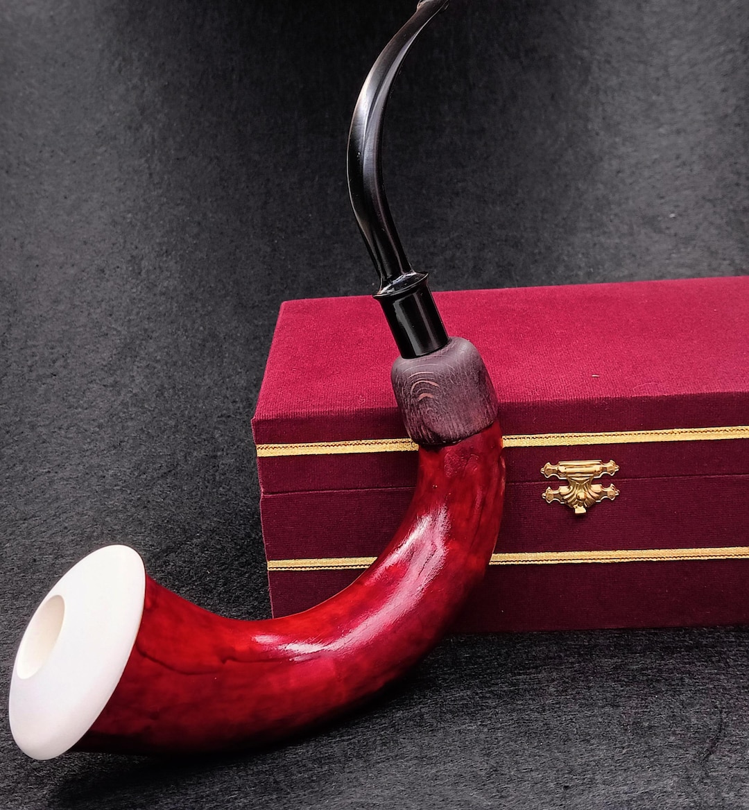 African Gourd Calabash Pipe, Spigot Ring Pipe, Lattice Calabash Pipe ...