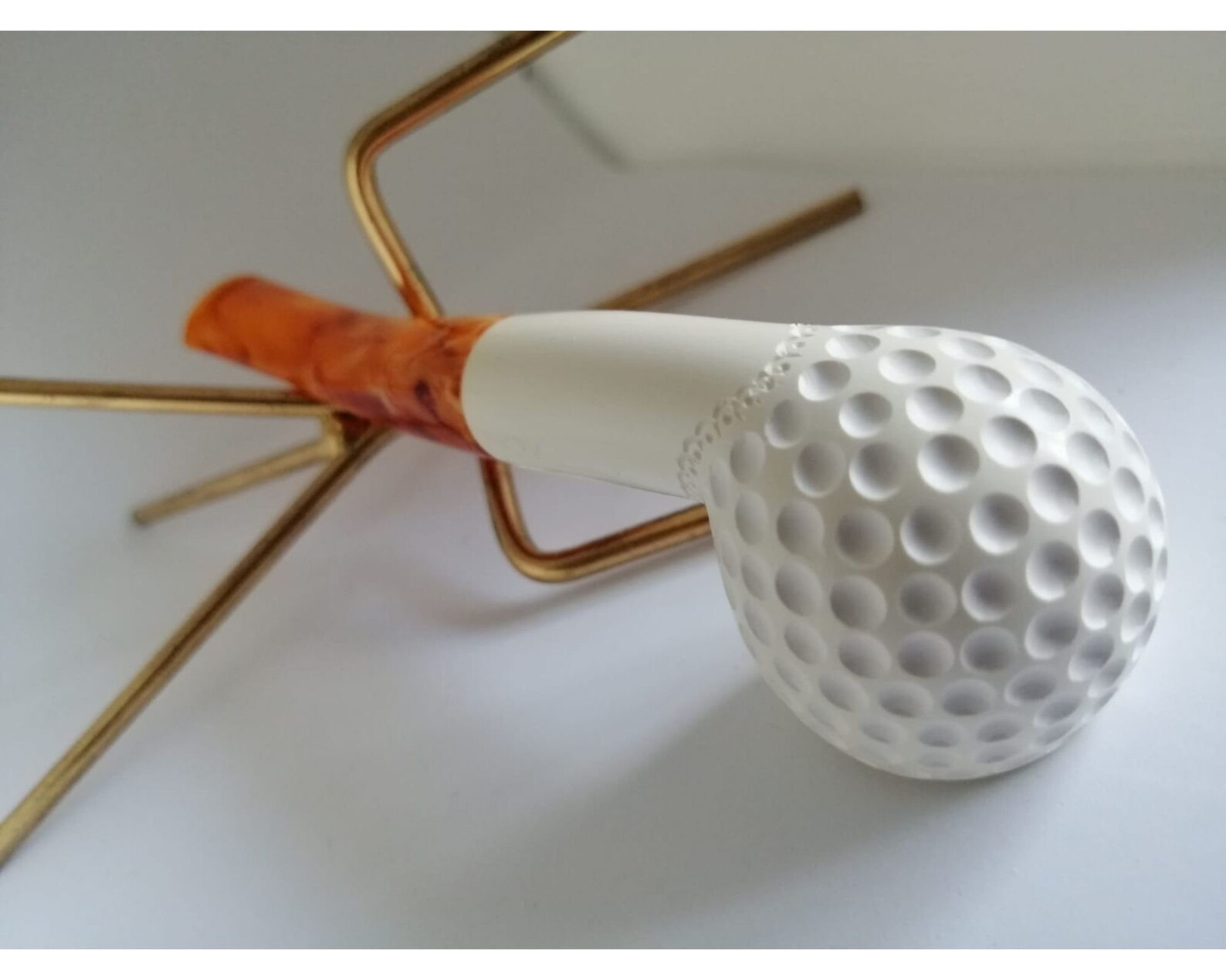 Hand Carved Golf Ball Meerschaum Pipe Classic Meerschaum - Etsy