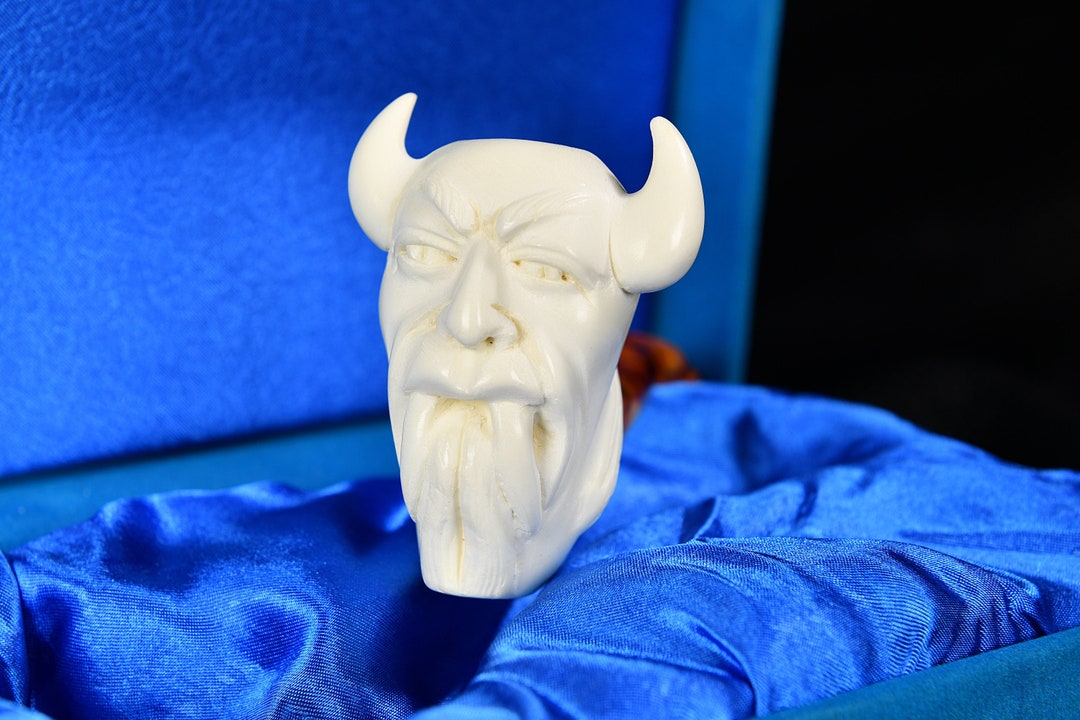 Horned Devil Meerschaum Pipe, Block Meerschaum, Turkish Meerschaum ...