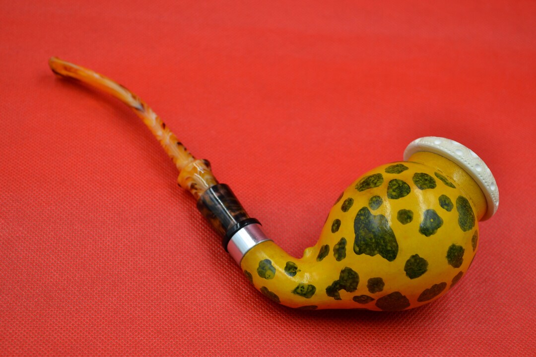 Freehand Calabash Pipe, Vintage Style Calabash Pipe, Unsmoked ...