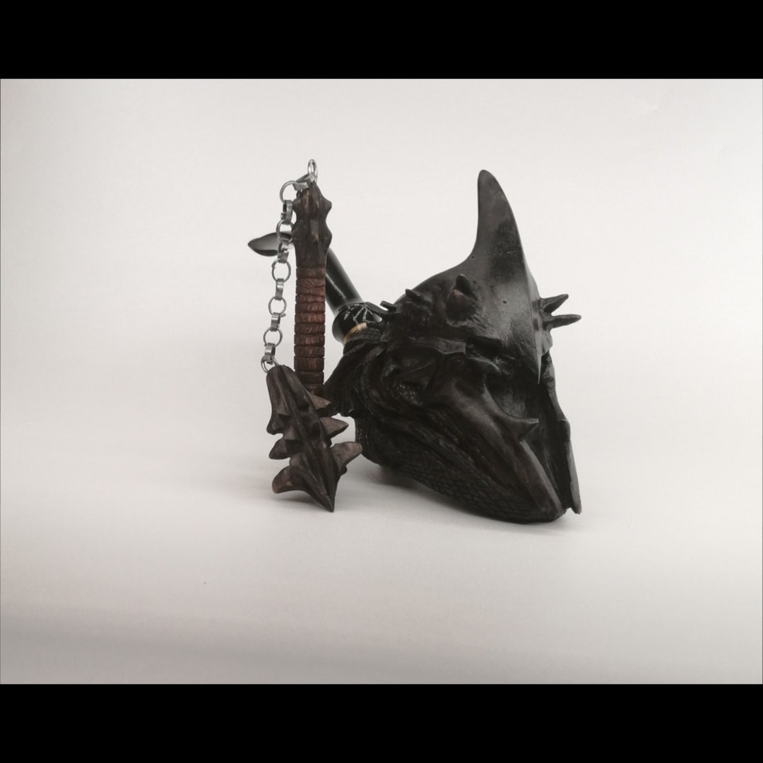 Witch King Pipe With Tamper, Witch-king of Angmar Pipe, Acrylic Stem ...