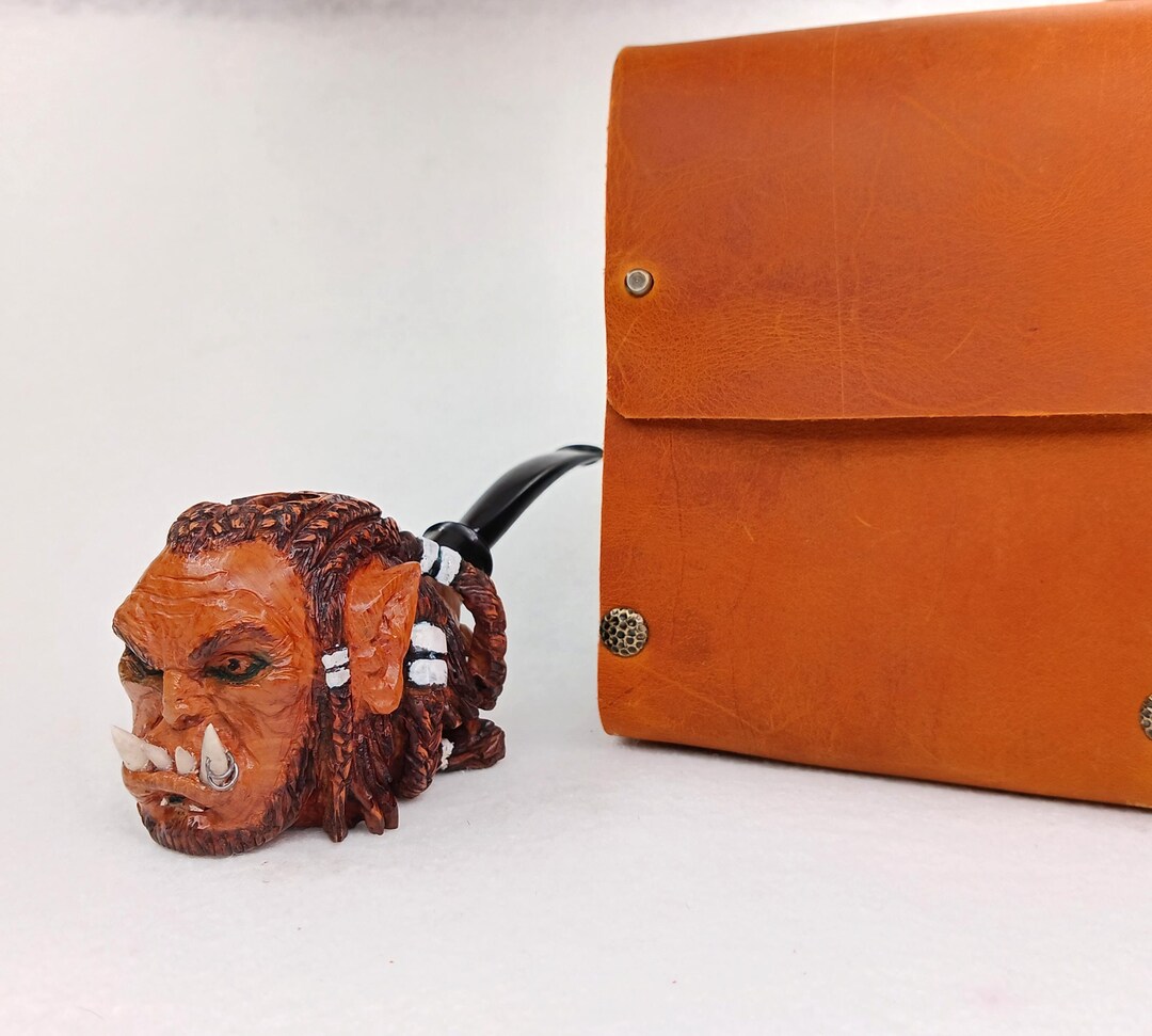 Orc Chieftain Pipe, Orch Warrior, Durotan Briar Pipe, Briar Pipe and ...