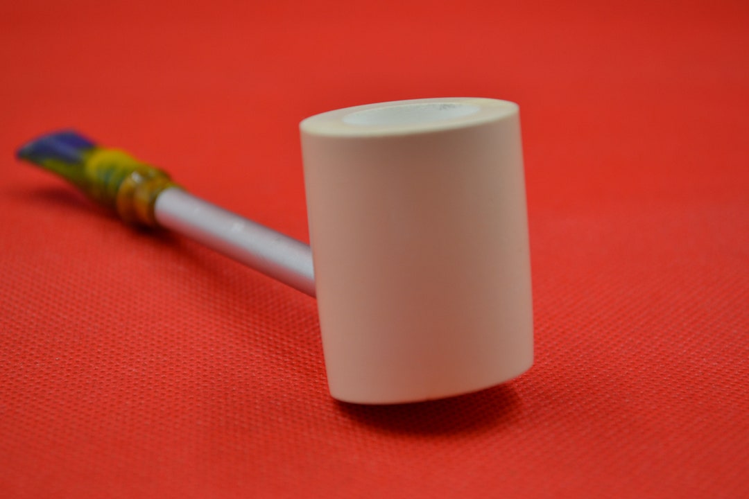 Smooth Freehand Pipe, Sitter Pipe, Large Bowl Meerschaum, Smooth Bowl ...