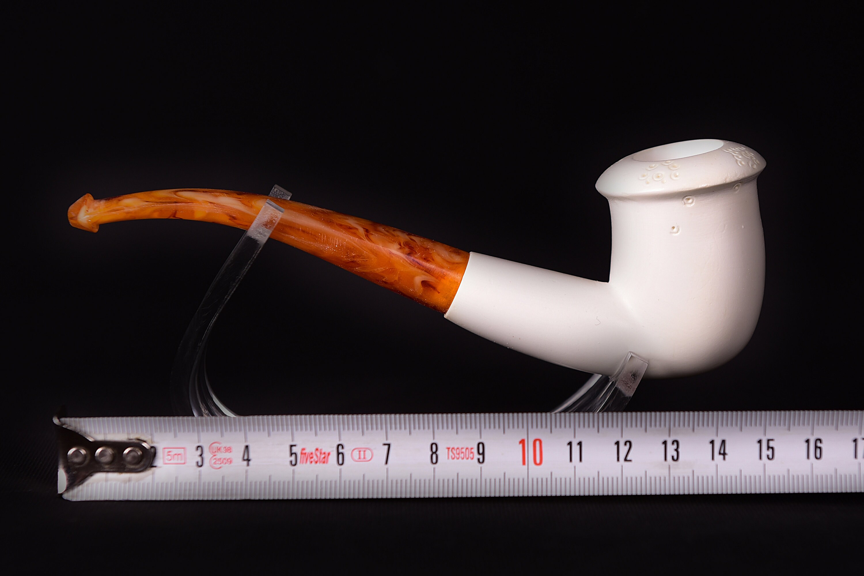 Geschmeidiger Calabash Bent Stem Meerschaum Pfeife - Etsy.de