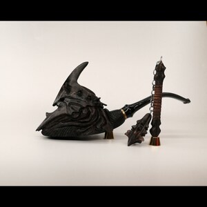 Witch King Pipe With Tamper, Witch-king of Angmar Pipe, Acrylic Stem ...