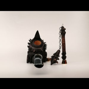 Witch King Pipe With Tamper, Witch-king of Angmar Pipe, Acrylic Stem ...