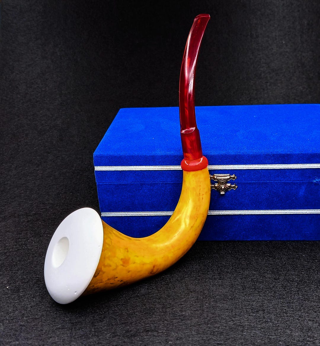 African Gourd Calabash Pipe, Smooth Calabash Pipe, Turkish Pipe ...