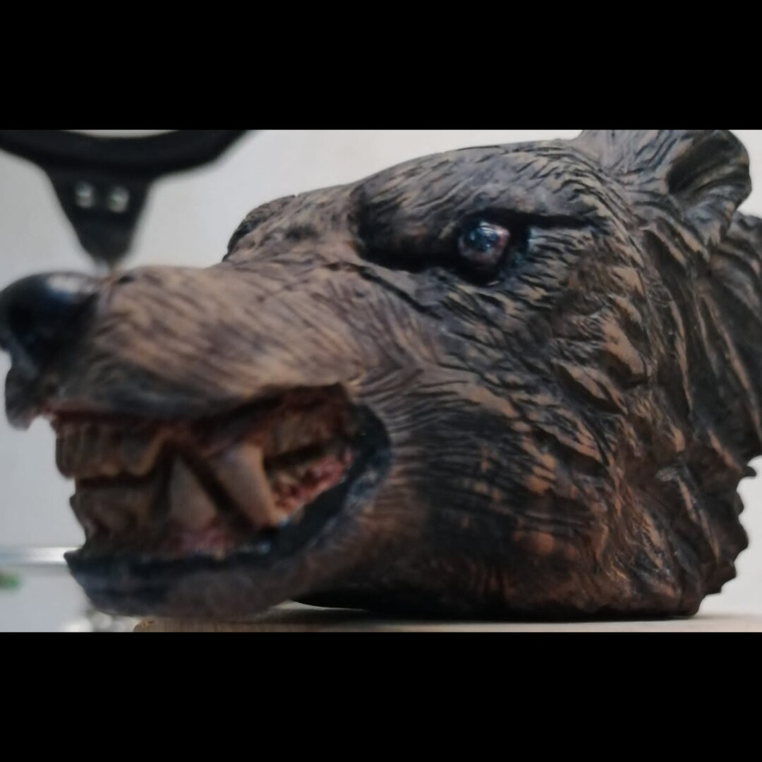 Personalized WOLF Briar Pipe With Tamper, Pipe From Briar Wood, Engrave ...