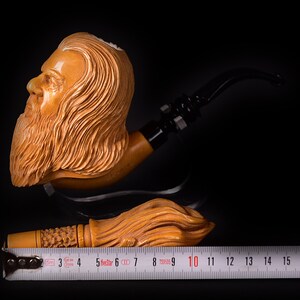 Zauberer Meerschaum Pfeife, handgeschnitzt, handgeschnitzte Pfeife, die ...