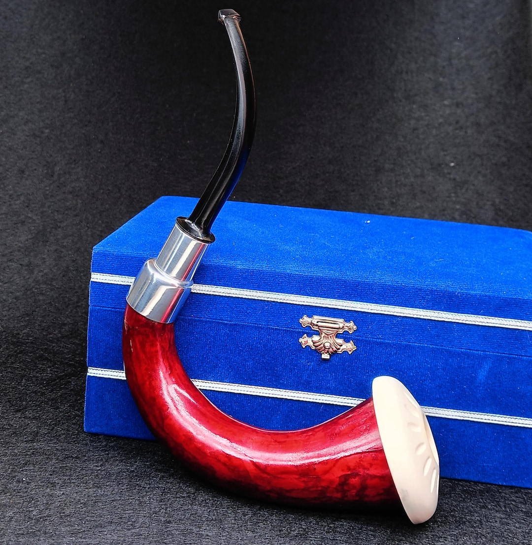 African Gourd Calabash Pipe, Spigot Ring Pipe, Lattice Calabash Pipe ...