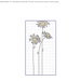 Flowers One Line Machine Embroidery Design. Set Chamomile Embroidery ...