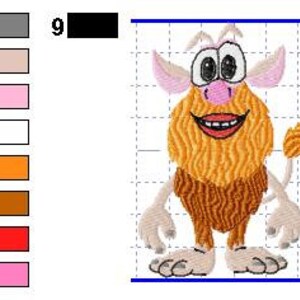 Monster Machine Embroidery Design - Etsy