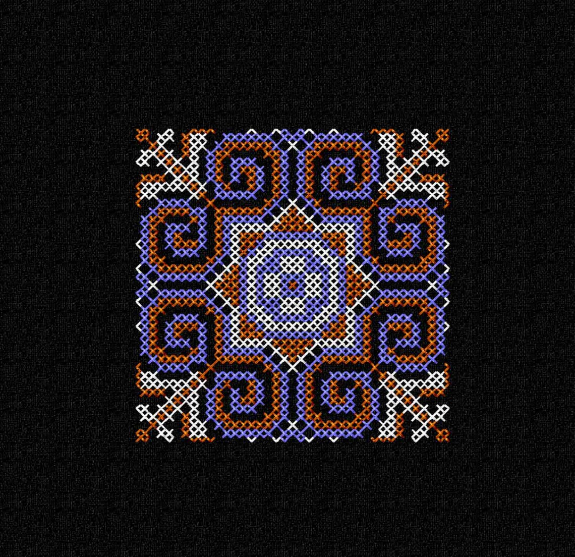 Embroidery Design. Hand Cross Stitch Pattern. Set Embroidery Sketches ...