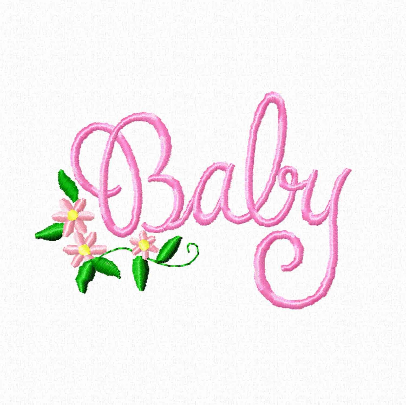 Baby Machine Embroidery Design Font Embroidery Pattern Set 3 - Etsy
