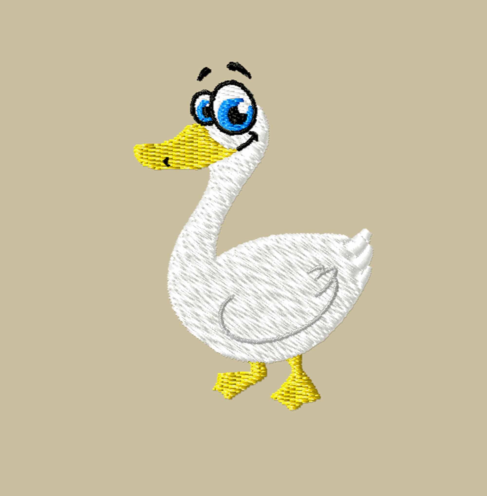 Duck Machine Embroidery Design Kids Pattern for Mask. Animal - Etsy