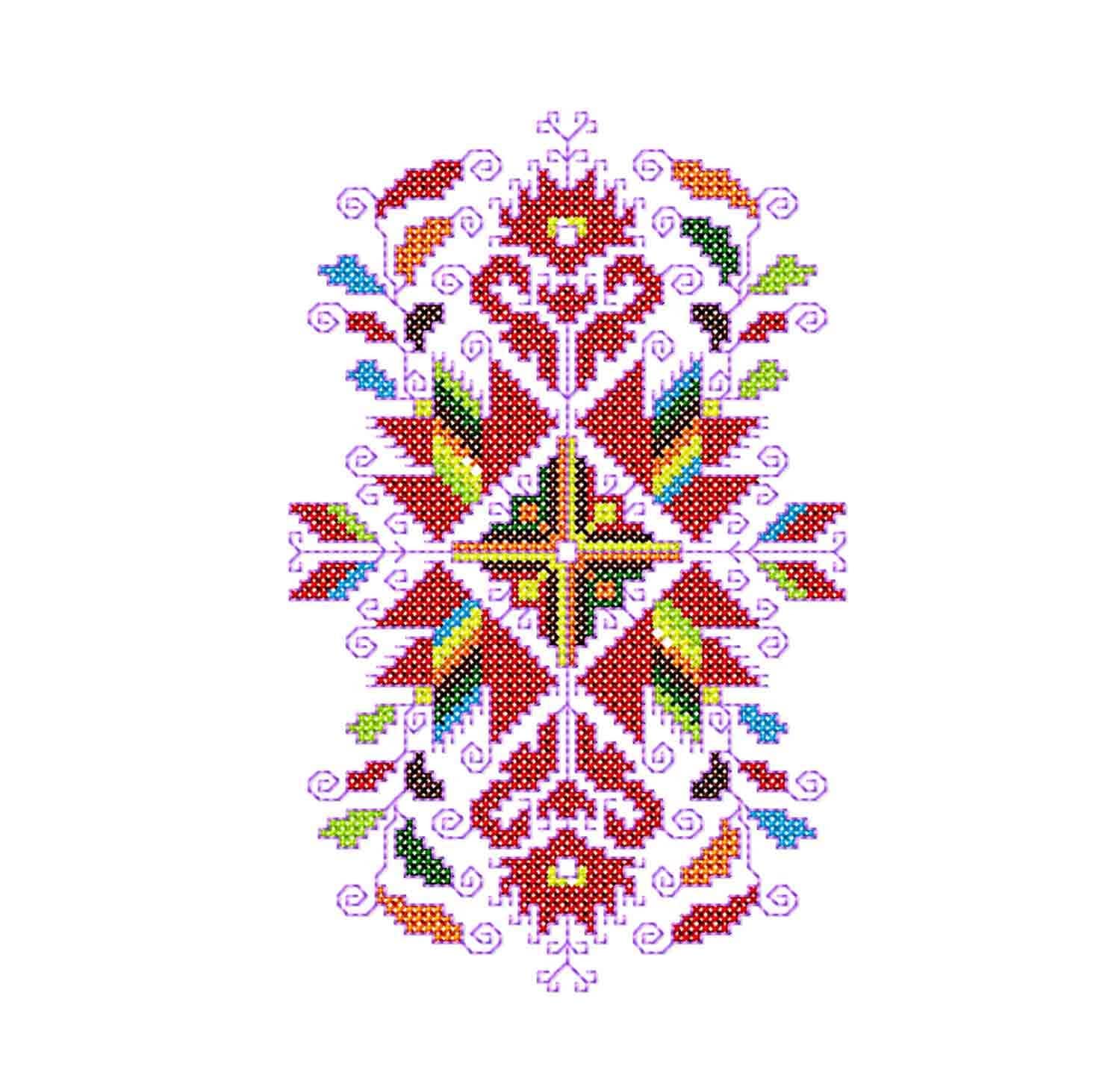 Embroidery Bird Crossstitch Design,Ethnic embroidery design,cross ...