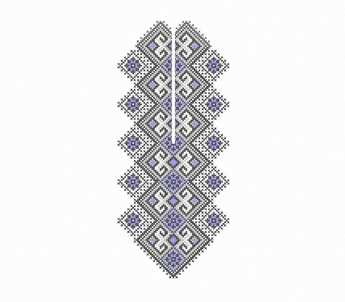 Machine Embroidery Design Cross Stitch Pattern. Set Folk | Etsy