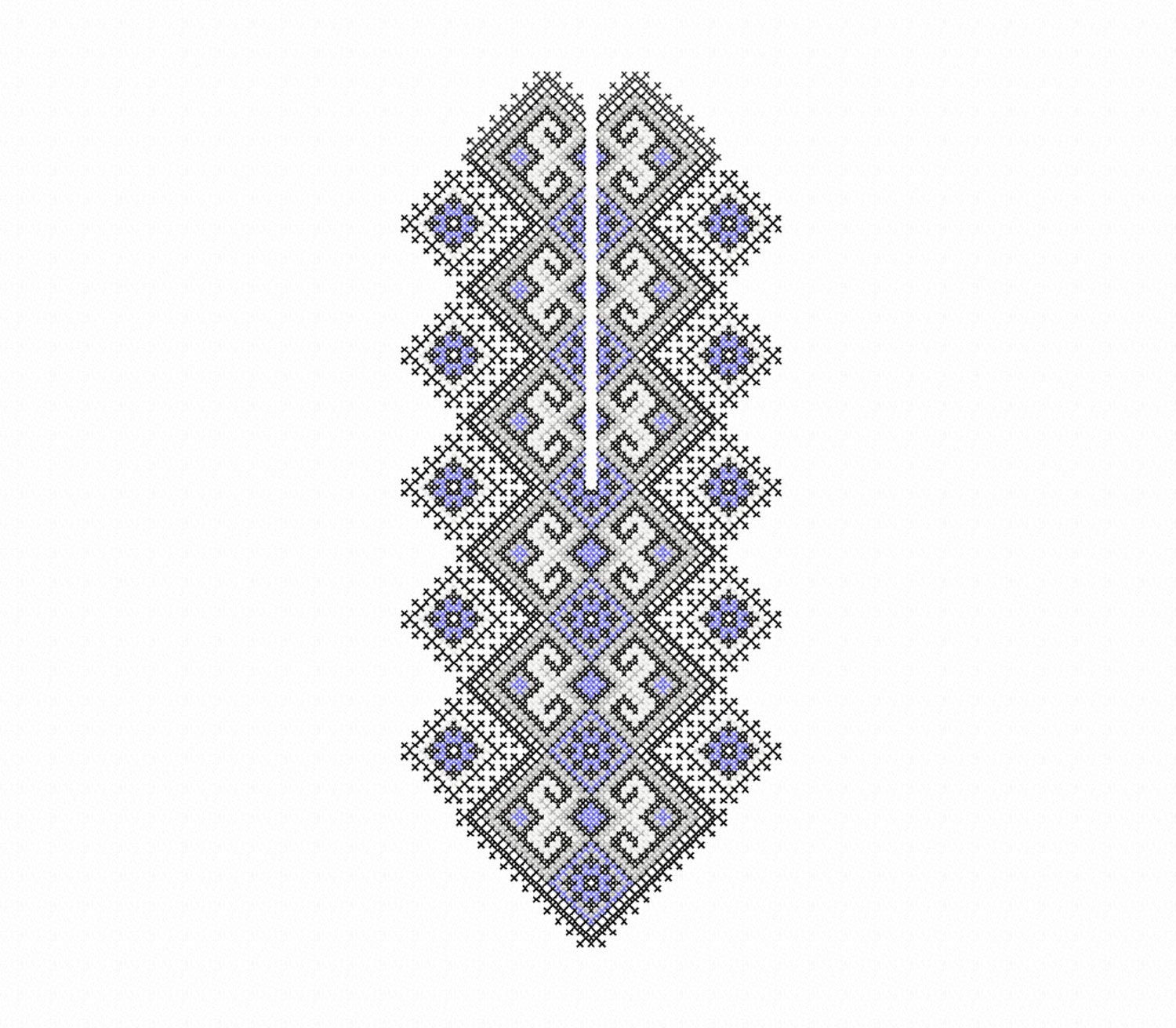 Machine Embroidery Design Cross Stitch Pattern. Set Folk | Etsy