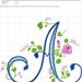 Font Machine Embroidery Design Monogram Pattern. the Letter A - Etsy