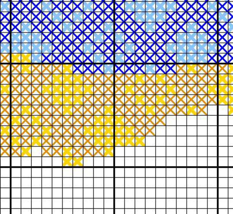 Ukrainian Map Hand and Machine Embroidery Design. Cross Stitch Digital ...