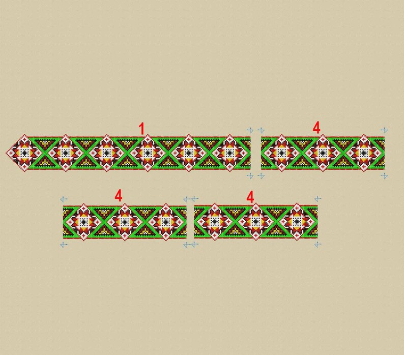 Machine Embroidery Cross Stitch Digital Designs. Set Folk - Etsy