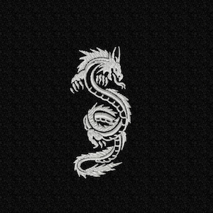 Set Gothic Dragon Machine Embroidery Design - Etsy