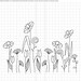 Border Flowers Machine Embroidery Design. One Line Embroidery - Etsy