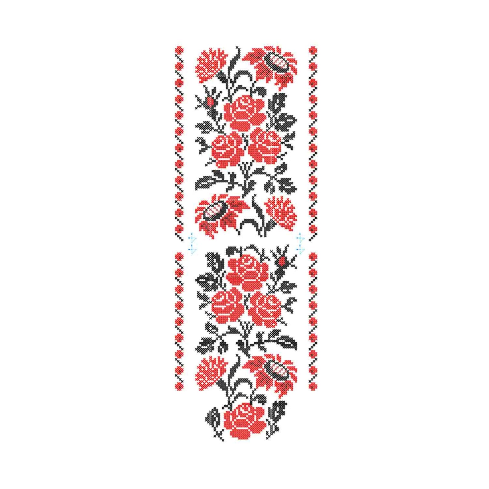 Flowers Machine Embroidery Designs. Cross Stitch Pattern. - Etsy