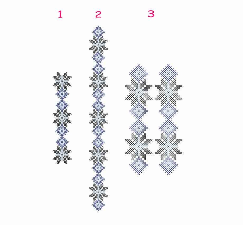 Geometric Machine Embroidery Designs Folk Ukrainian Ornaments | Etsy