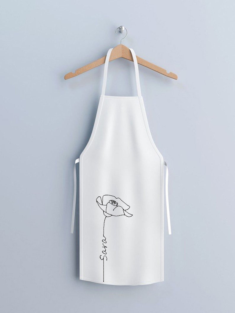 Personalized Embroidery Design. One Line Flowers Name Machine | Etsy