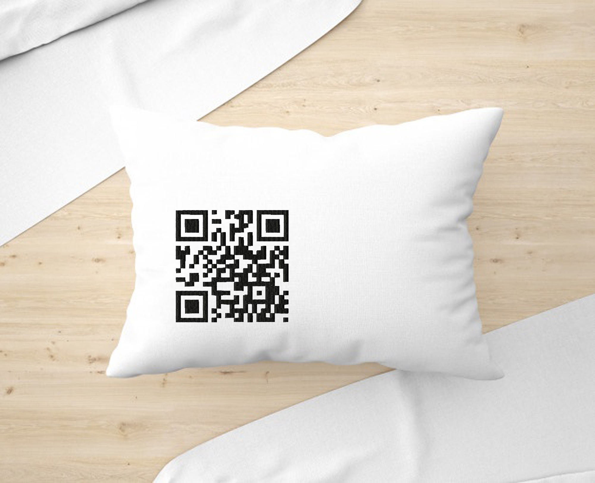 QR Code Embroidery Design. Personalized Machine Embroidery - Etsy