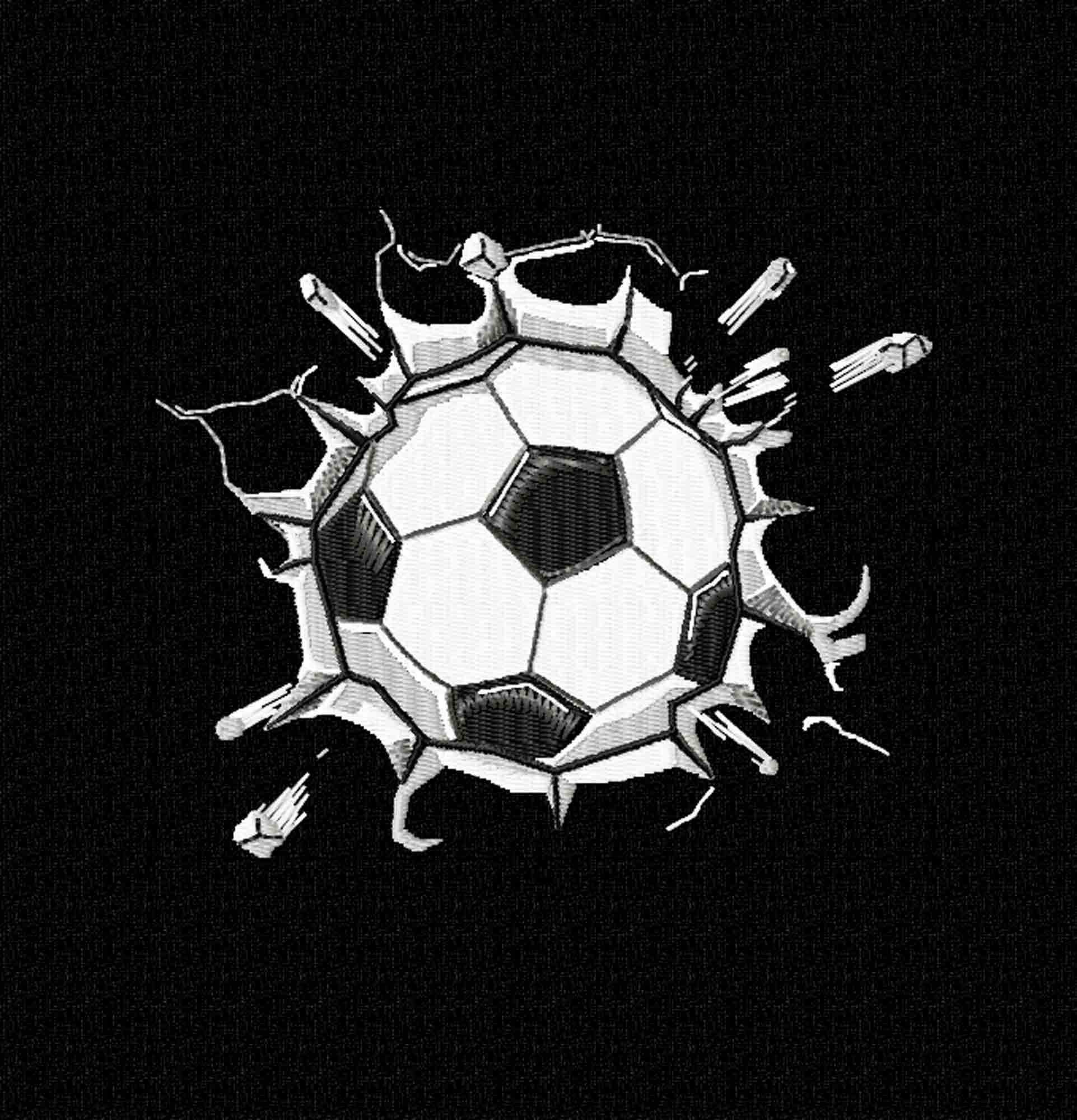 Football machine embroidery design Custom personalized | Etsy