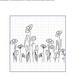Border Flowers Machine Embroidery Design. One Line Embroidery - Etsy