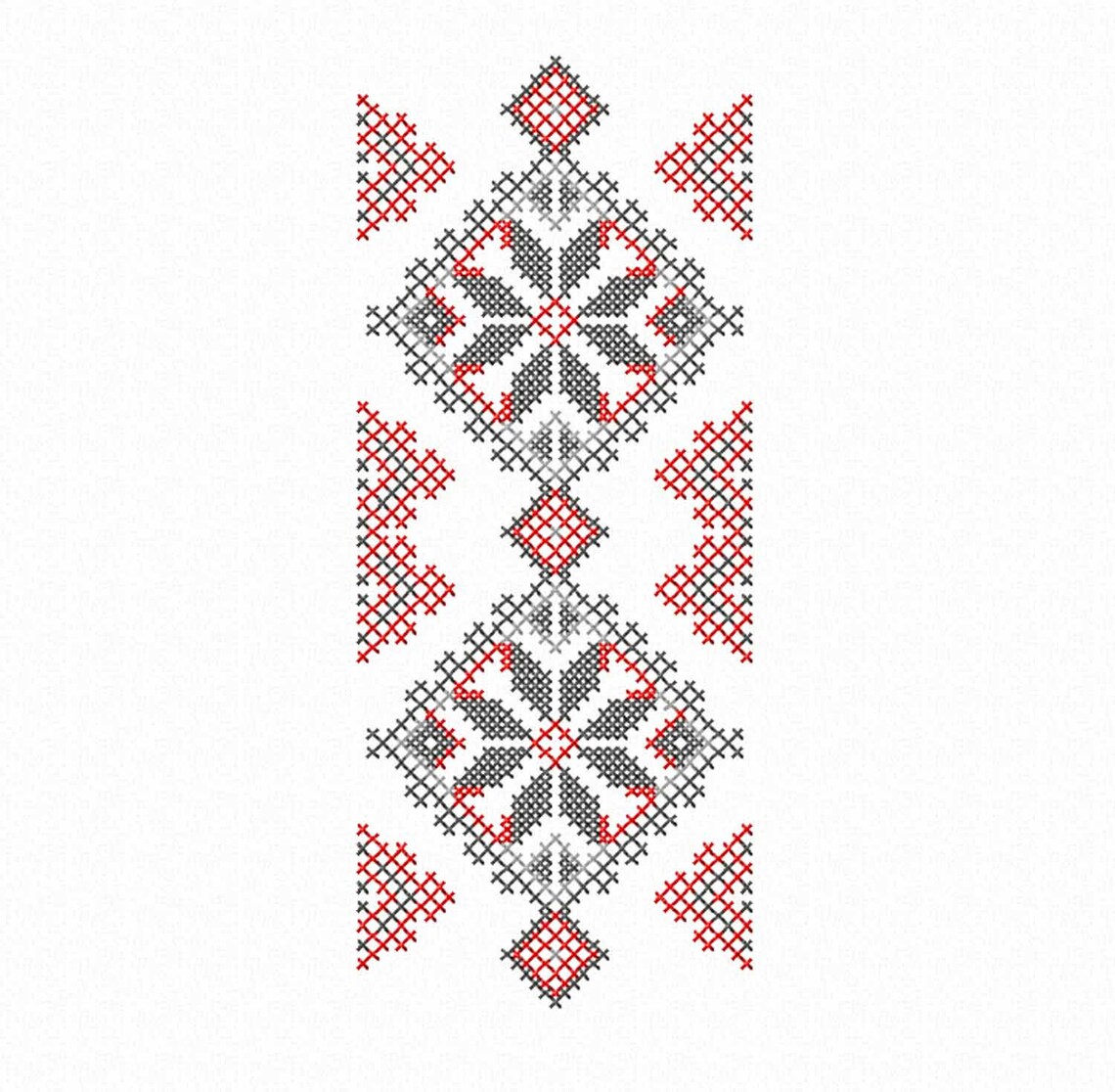 Geometric Machine & Hand Embroidery Cross Stitch Pattern. Folk | Etsy