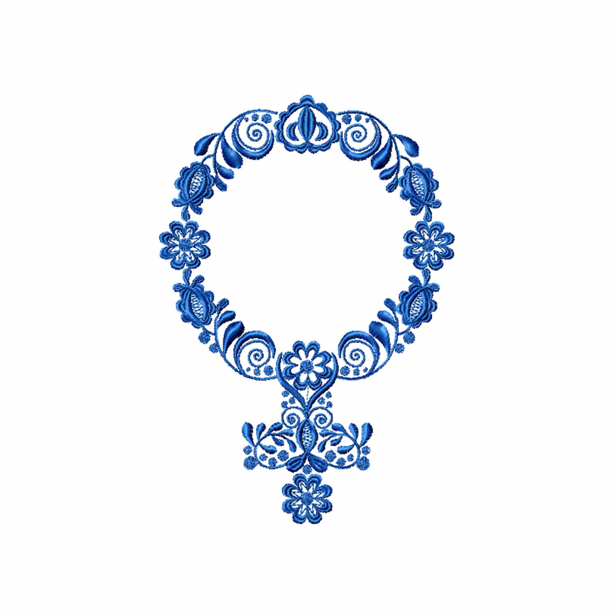 Female Symbol Machine Embroidery Design Feminist Embroidery - Etsy