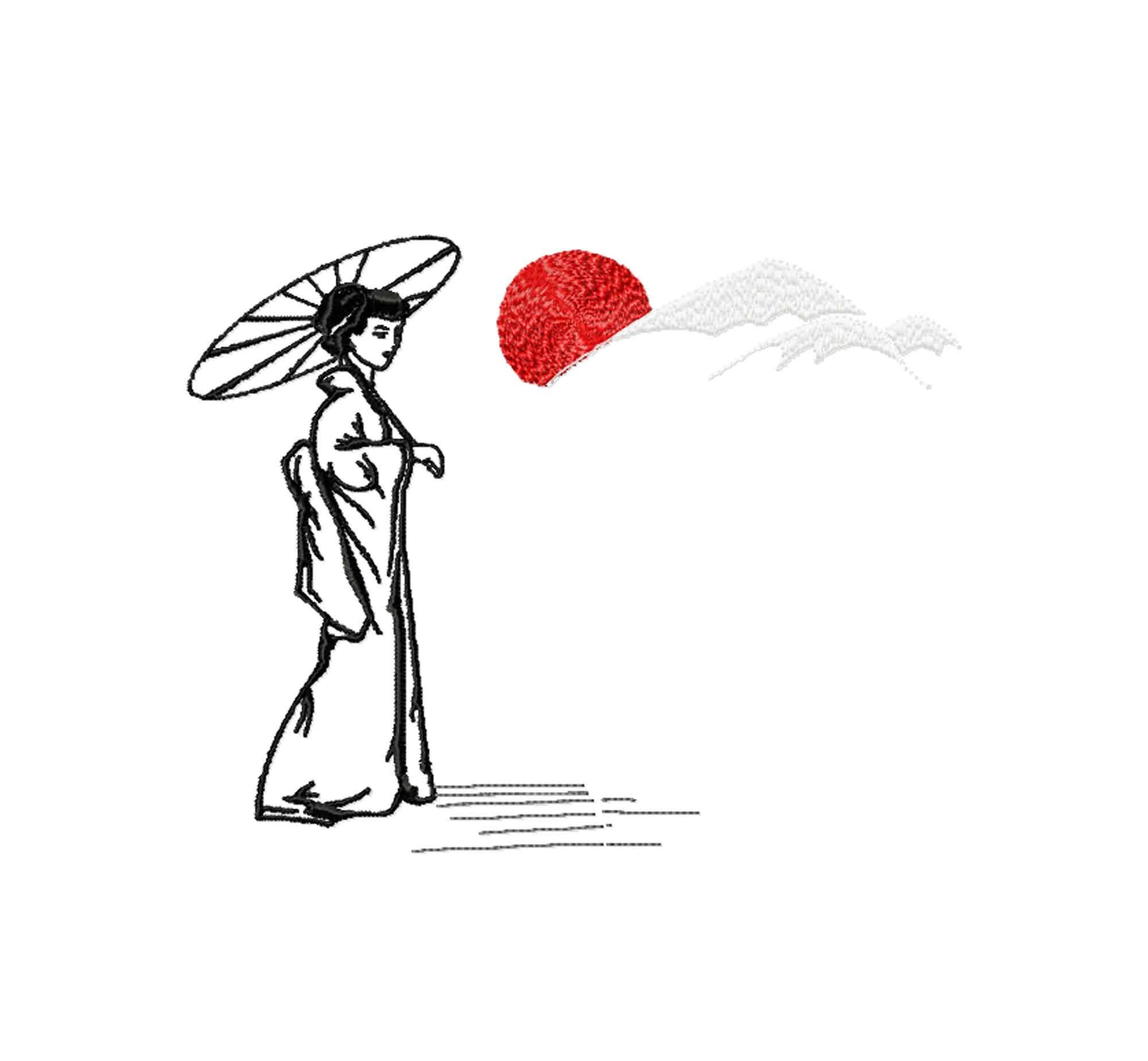 Japan Machine Embroidery Design. Set Instant Download Patterns - Etsy