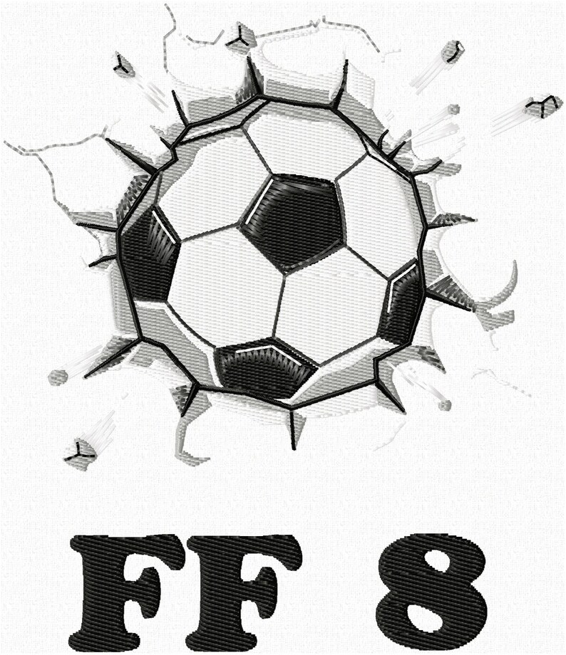 Football Machine Embroidery Design Custom Personalized | Etsy