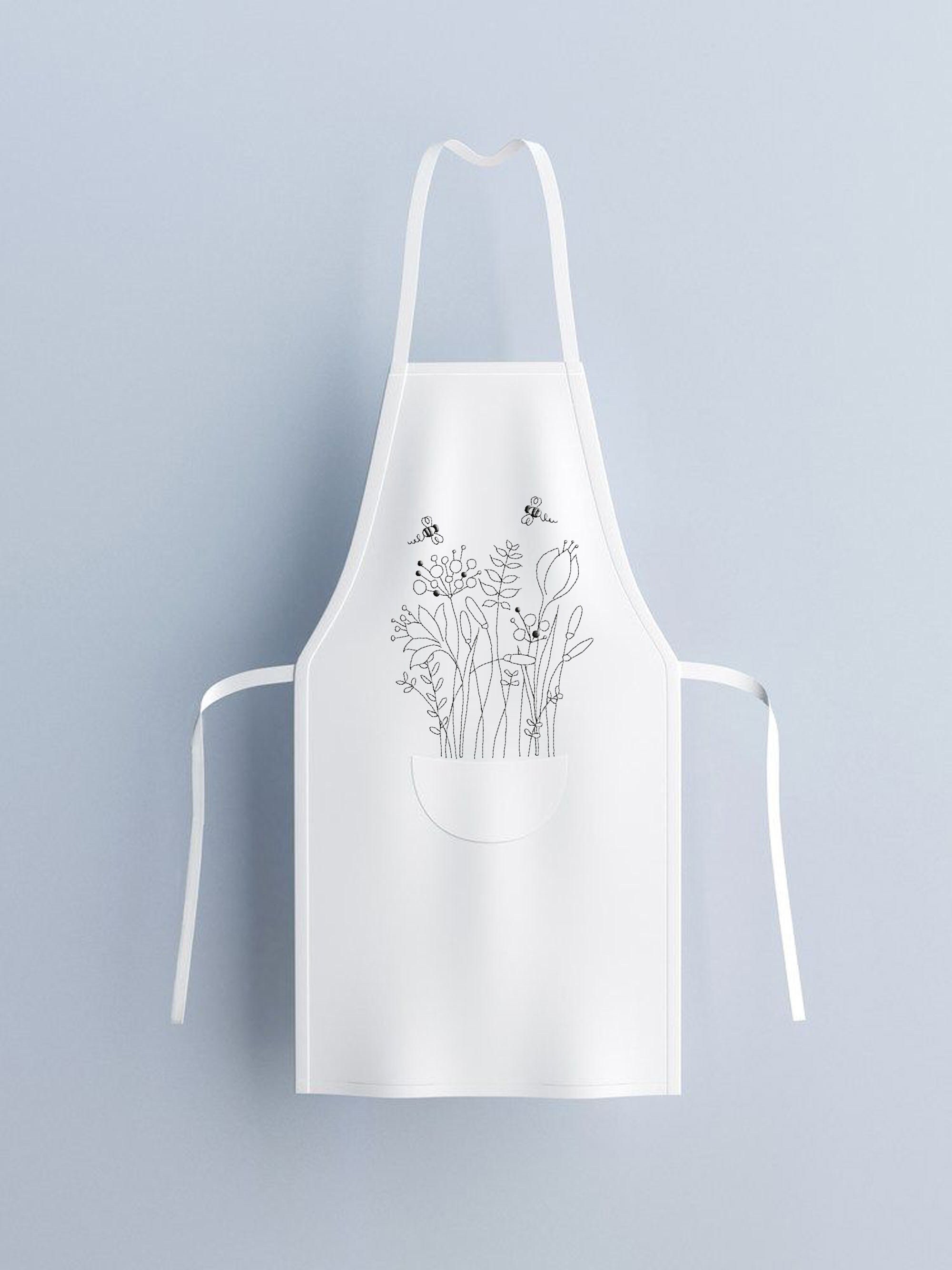 Flowers one line machine embroidery design. Set wildflowers | Etsy