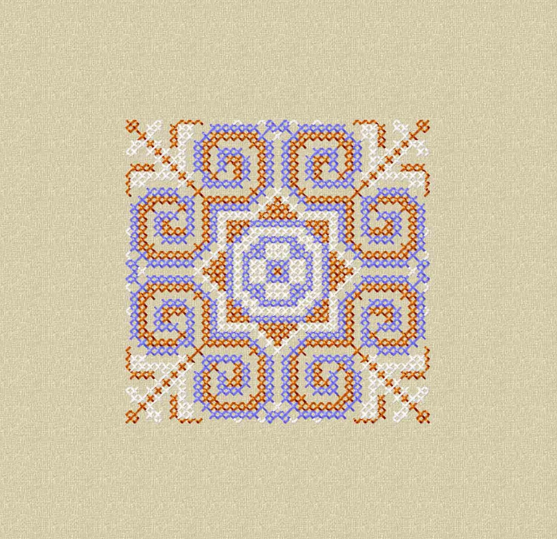 Embroidery Design. Hand Cross Stitch Pattern. Set Embroidery - Etsy