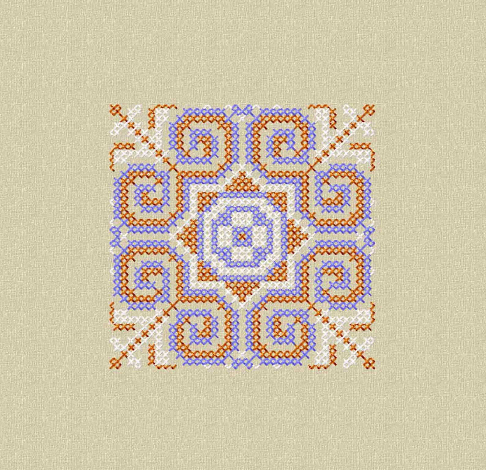 Embroidery Design. Hand Cross Stitch Pattern. Set Embroidery - Etsy