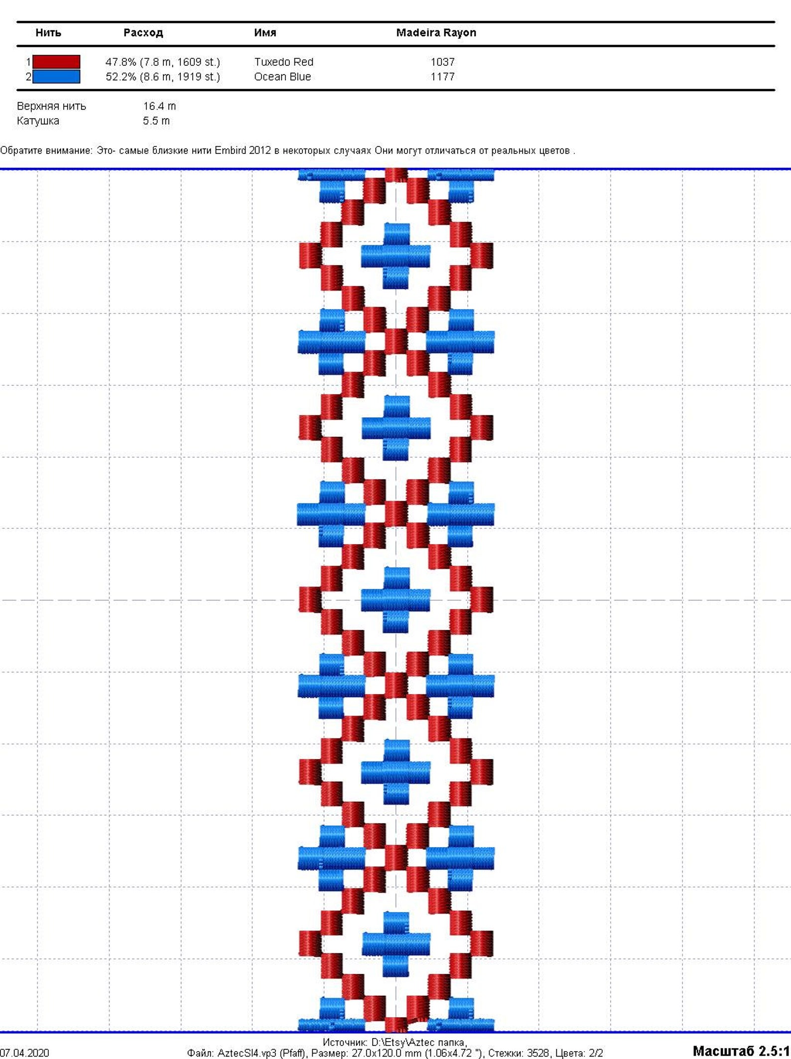 Border Machine Embroidery Design Set Folk Cross Stitch Pattern. - Etsy