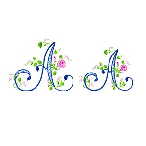 Font Machine Embroidery Design Monogram Pattern. the Letter A Digitized ...