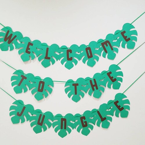 Welcome to the Jungle Banner - Etsy