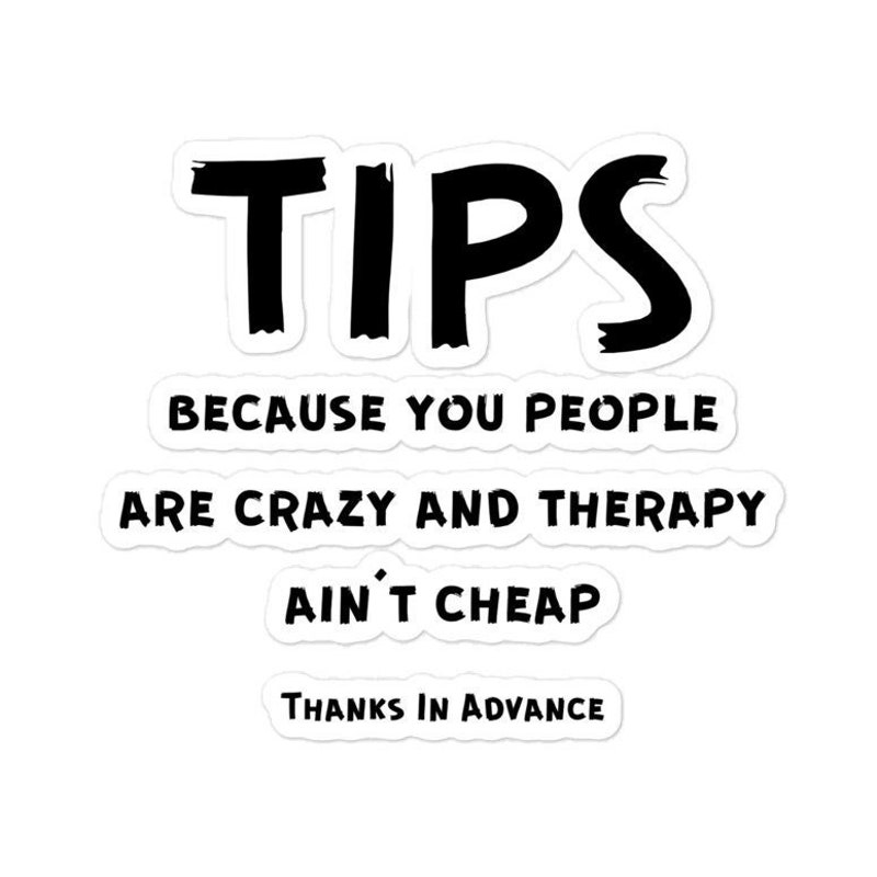 Funny Tip Jar Signs - Etsy