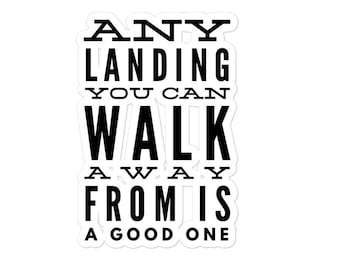 Low Flying Aircraft Sticker Aviation Sticker Ultralight - Etsy