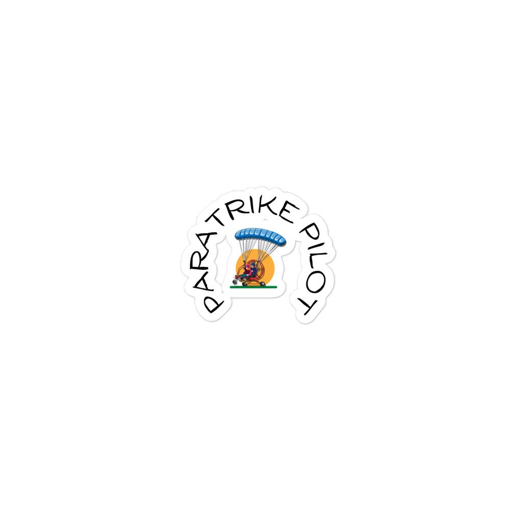 Paratrike Bubble-free Stickers, Tandem Paratrike Sticker, Gift for ...