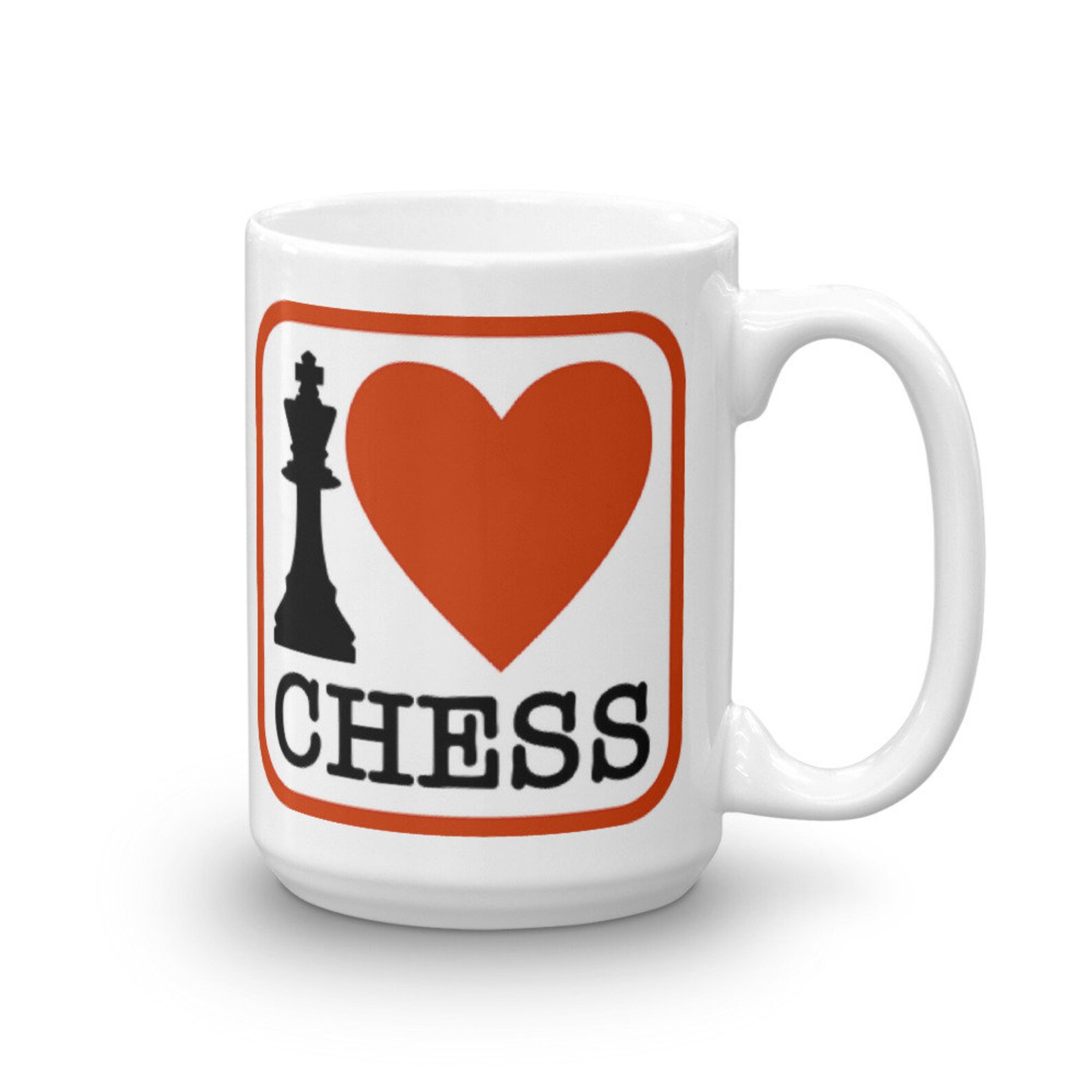 I Love Chess Coffee Mug - Etsy
