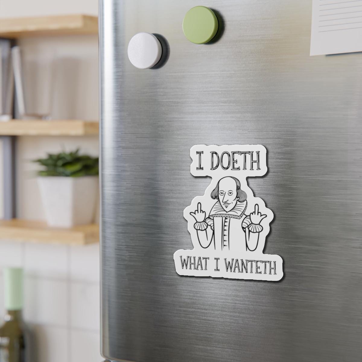 Humorous Shakespeare Die-cut Magnets, Fun Gifts for Literature Lovers ...