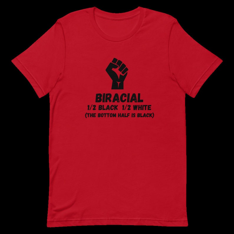 Biracial Pride Short-sleeve Unisex T-shirt Mixed Race Shirt - Etsy
