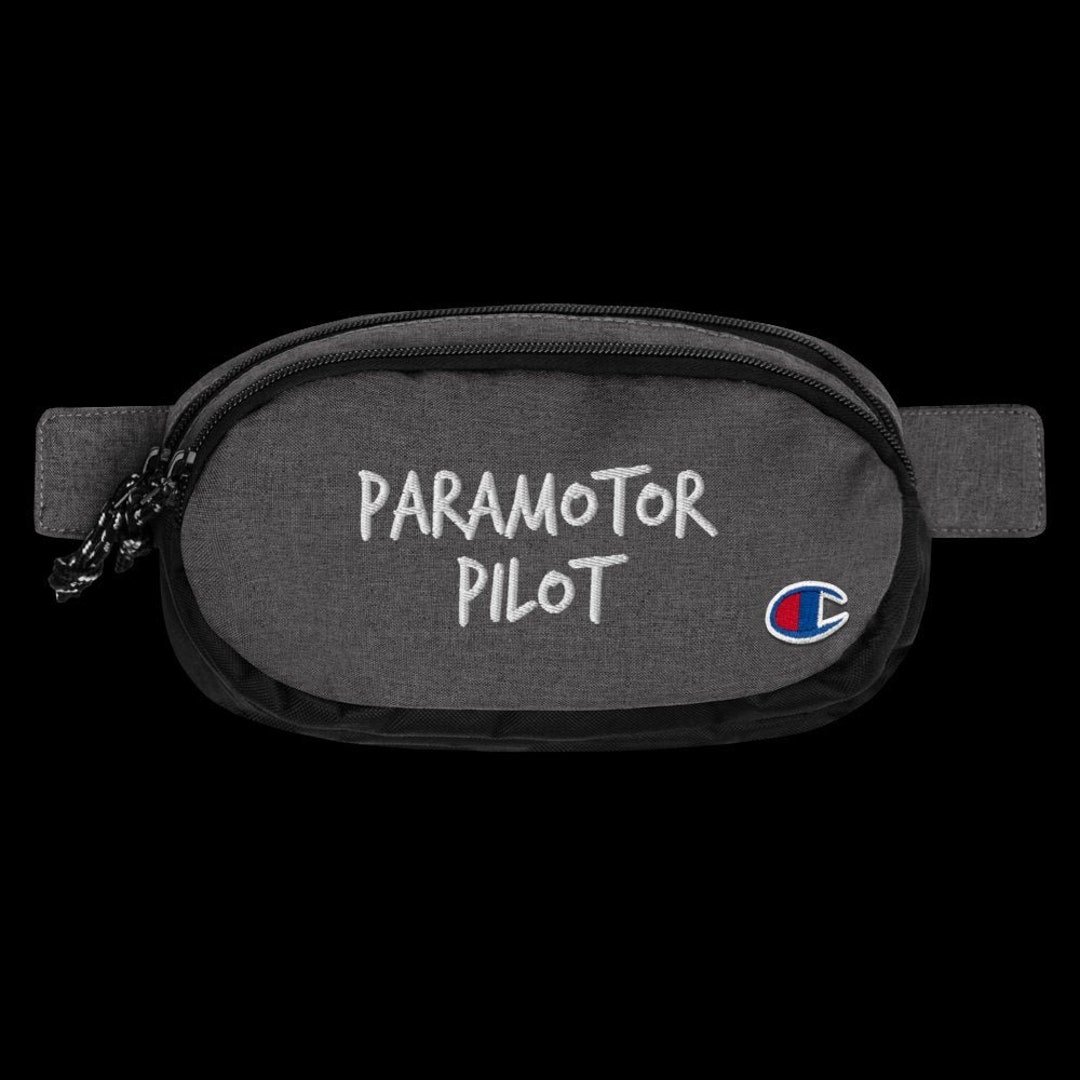 Paramotor Pilot Embroidered Flight Bag / Champion Fanny Pack Flight ...